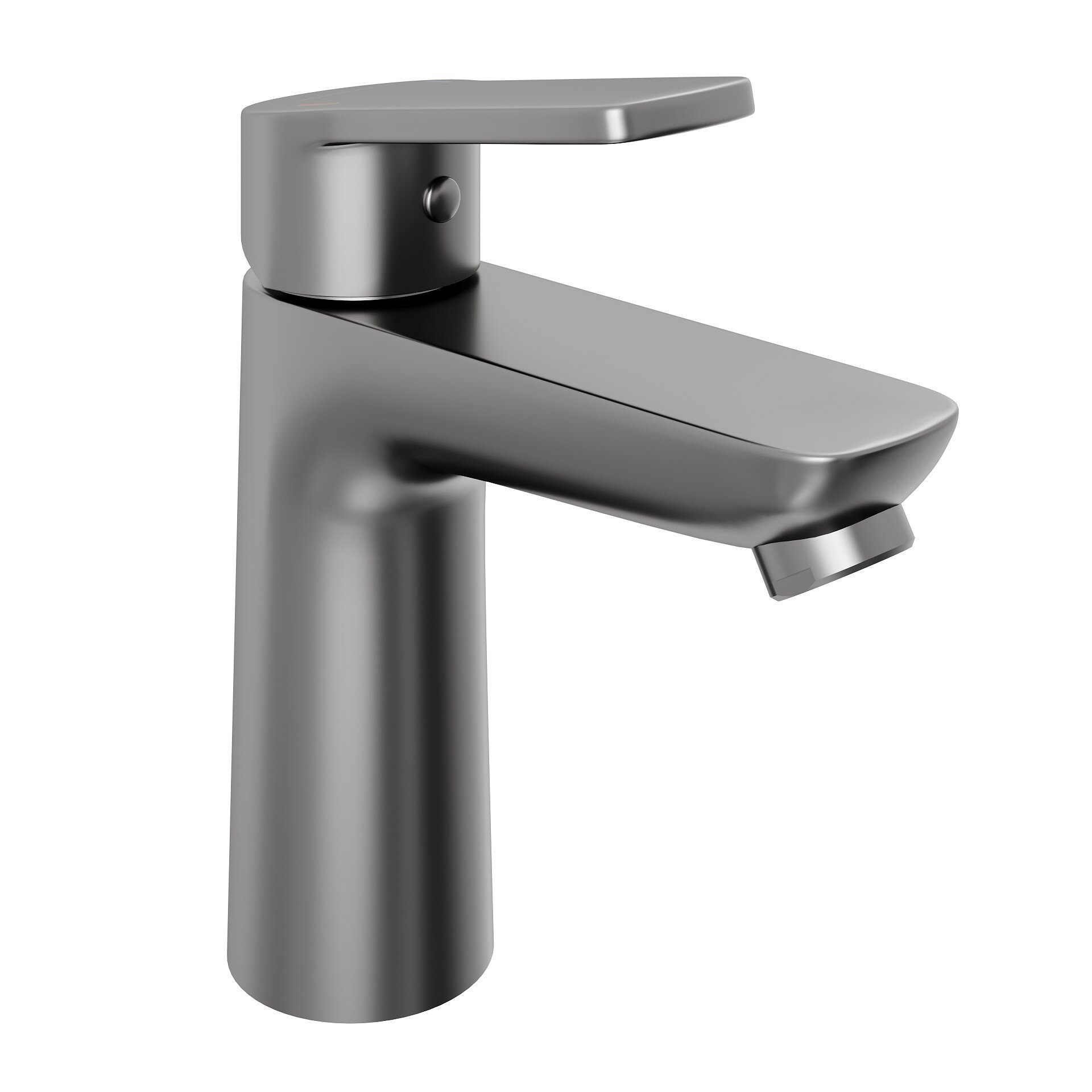 Смеситель для раковины ABELSBERG Lineara (UNF23508GM) космическая сталь