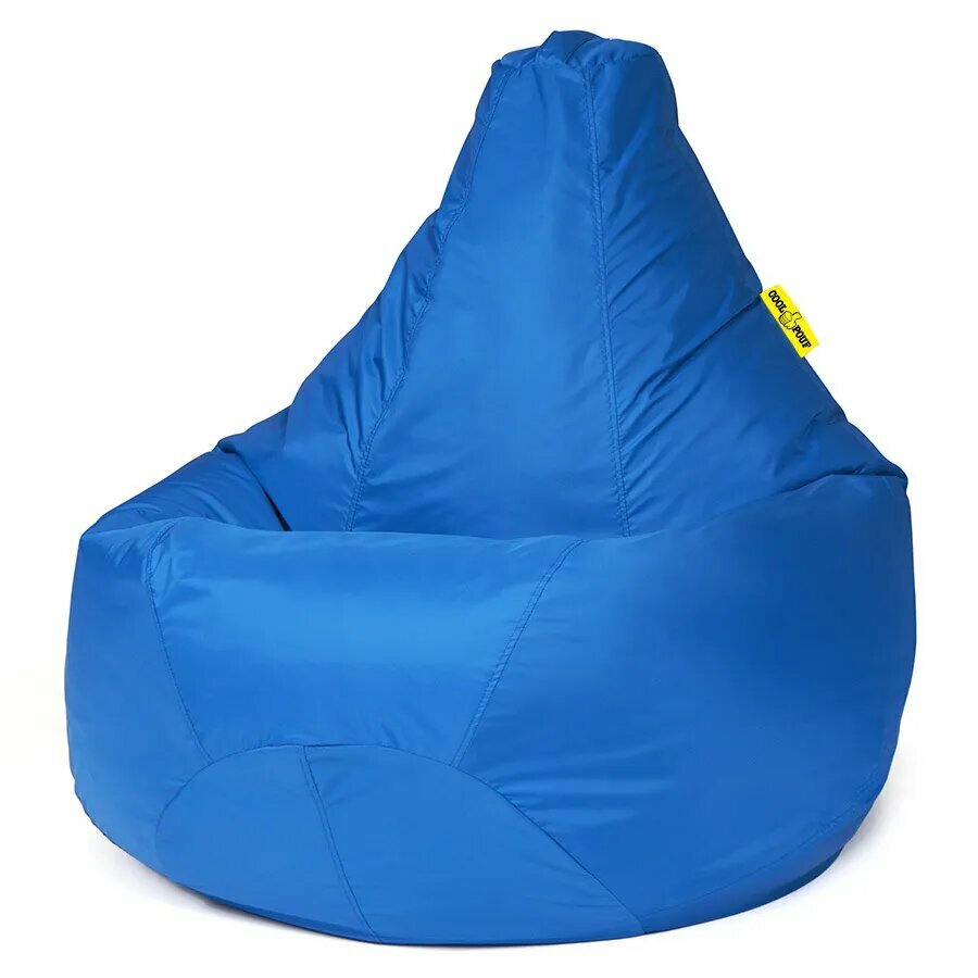 COOLPOUF Кресло-мешок Груша, Полиэстер, Размер XXXL, синий