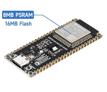 Waveshare ESP32-S3 Dev Board with header, 1-N8R8