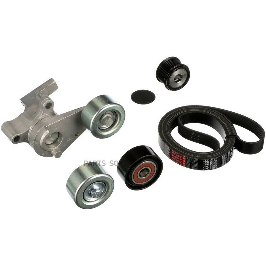 Комплект поликлинового ремня TOYOTA: LAND CRUISER PRADO от официального дистрибьютора, GATES, артикул K057PK2285