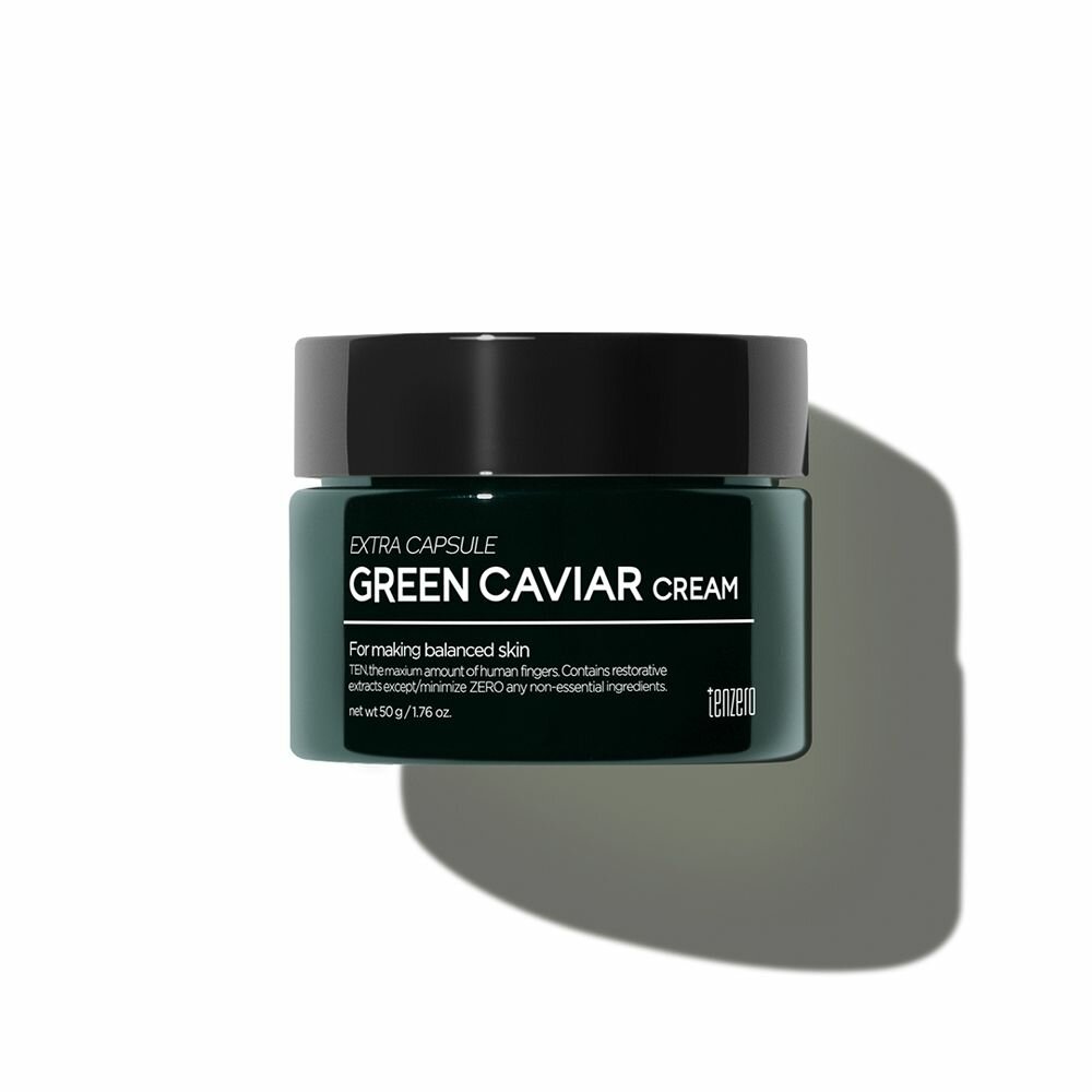 Tenzero Выравнивающий антивозрастной капсульный крем с морским виноградом Green Caviar Extra Capsule Cream, 50 МЛ