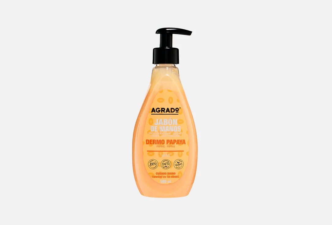 AGRADO Papaya Жидкое мыло для рук 500мл