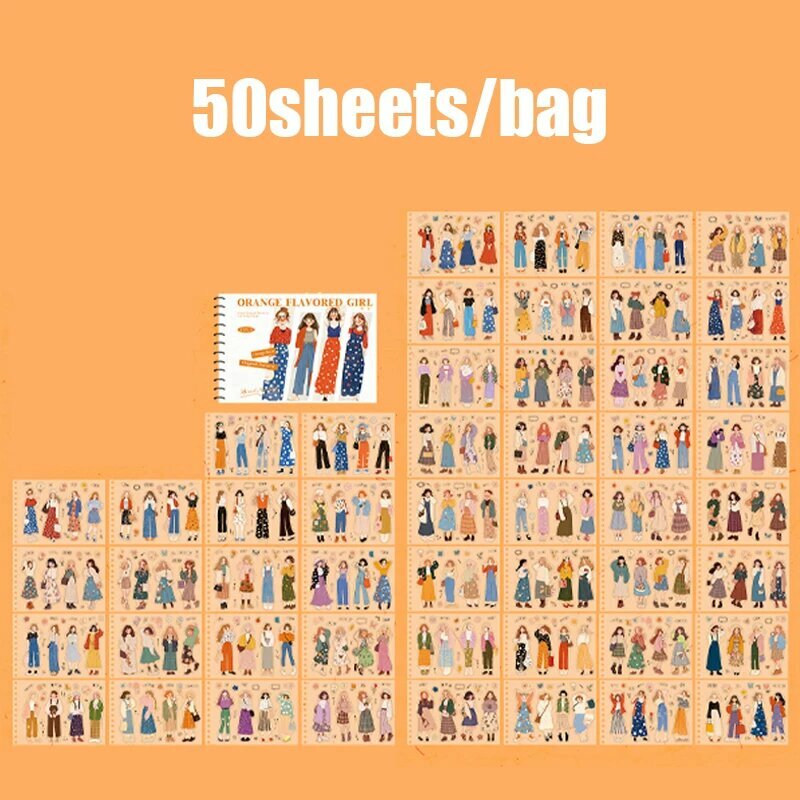 Набор наклеек Mr. Paper (50 шт.)
