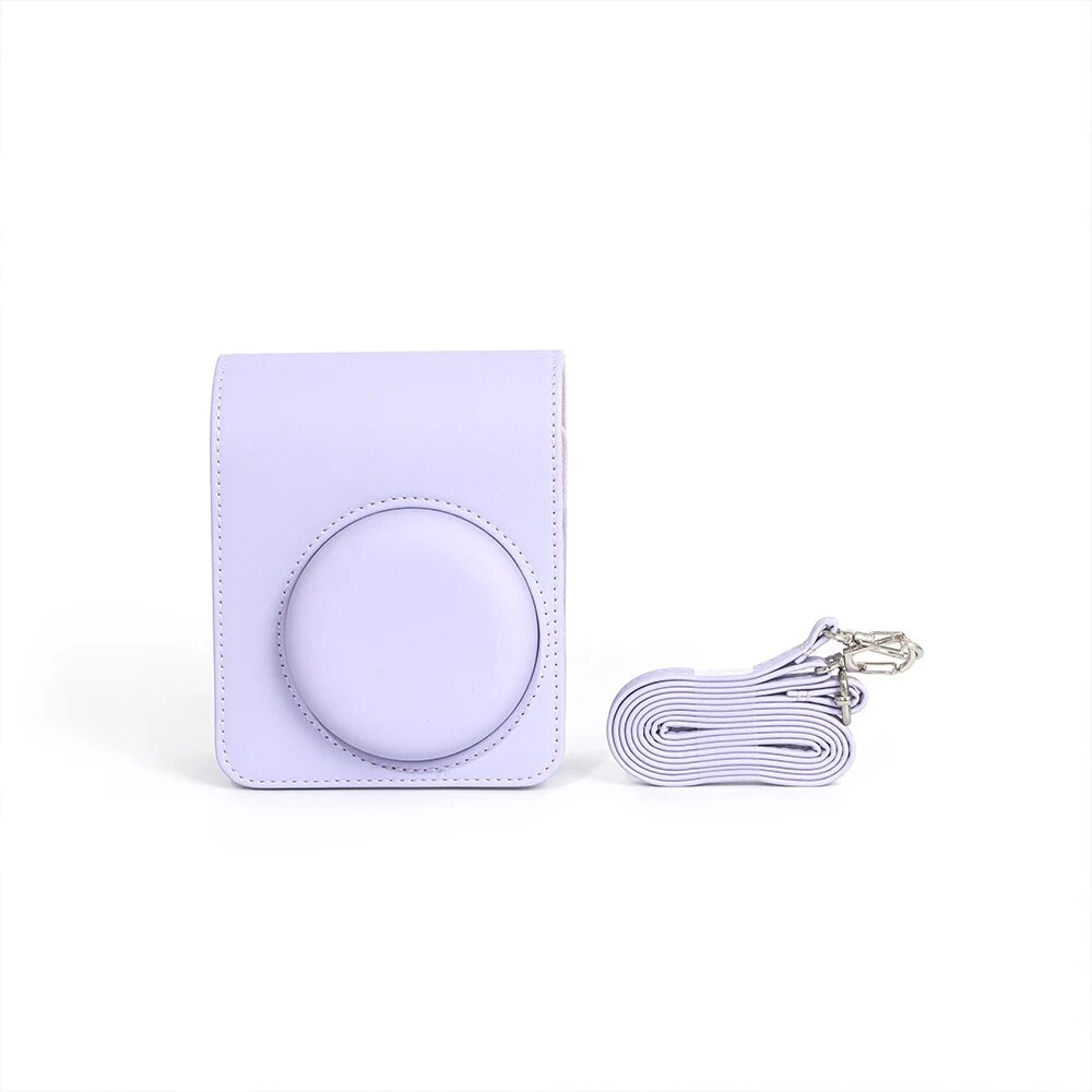 Чехол-сумка CAIUL для Fujifilm Instax Mini 13 из искусственной кожи Фиолетовый, Purple