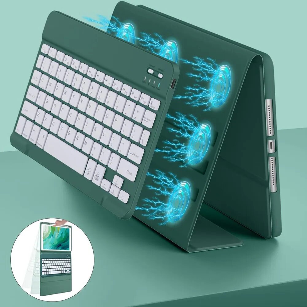 Чехол для клавиатуры планшета для iPad 2018 9,7 дюймов 6-го поколения (A1893, A1954)