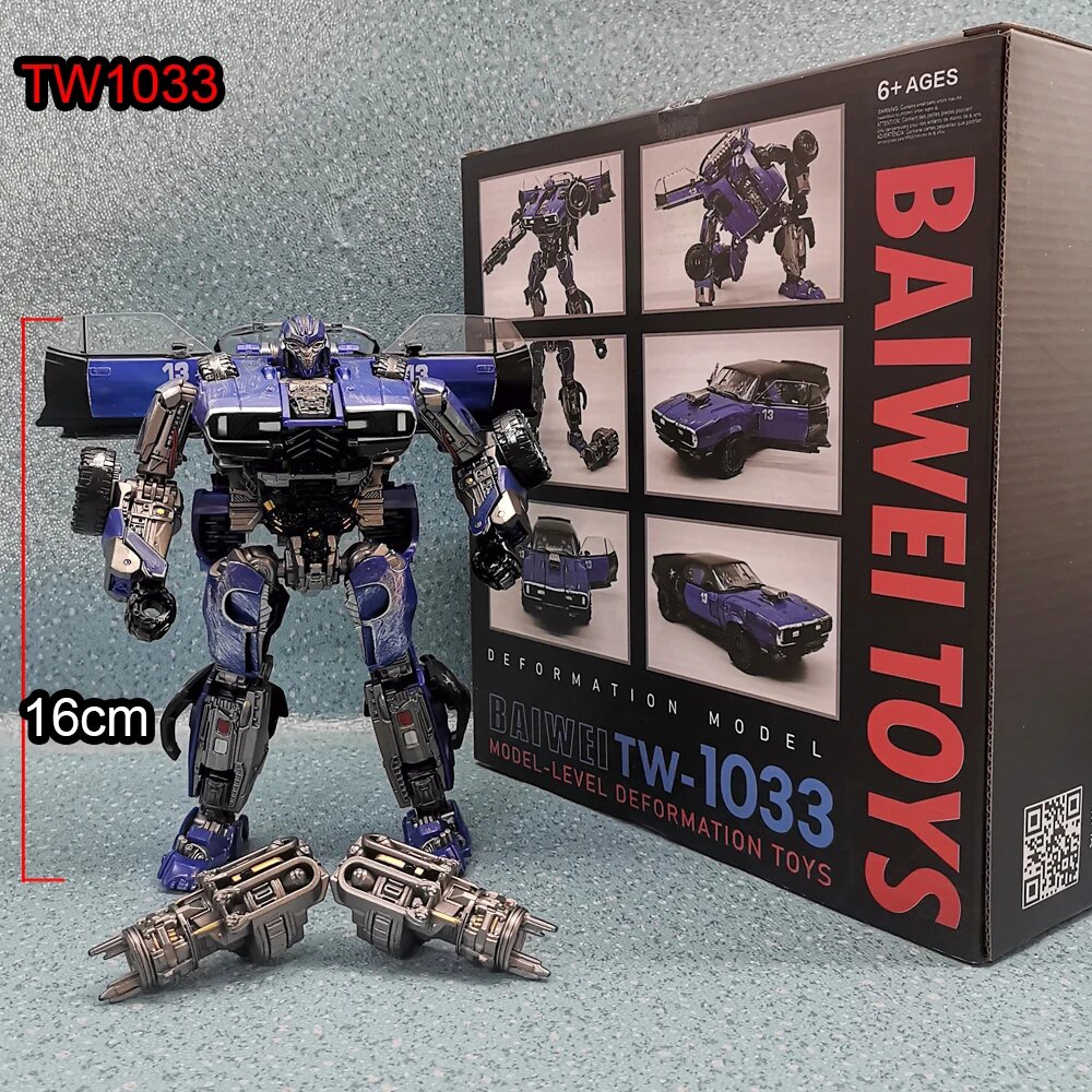 Трансформер Baiwei Toys TW-1033, 16см, Синий