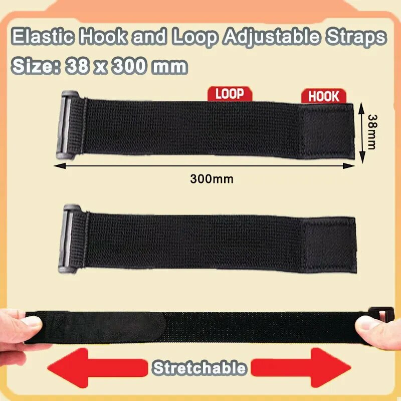 Эластичные ремни с липучкой 3/5 шт 5PCS, 38mm x 300mm