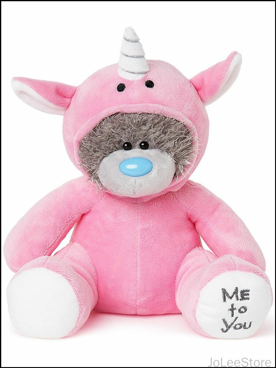 Мягкая игрушка Riota Me To You, Мишка Тедди, Единорог, 23 см