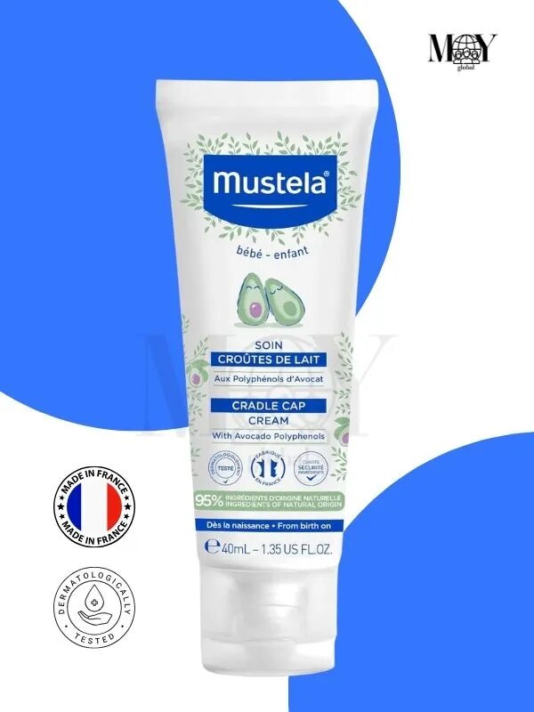 Mustela Bebe Крем от "молочных корочек", 40 мл