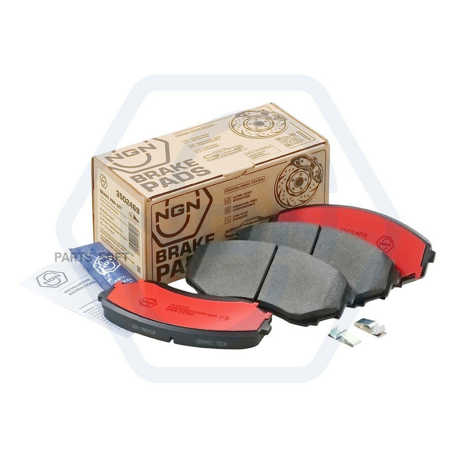 NGN 3502469 Колодки тормозные керамические передние MITSUBISHI Outlander III 10> ()