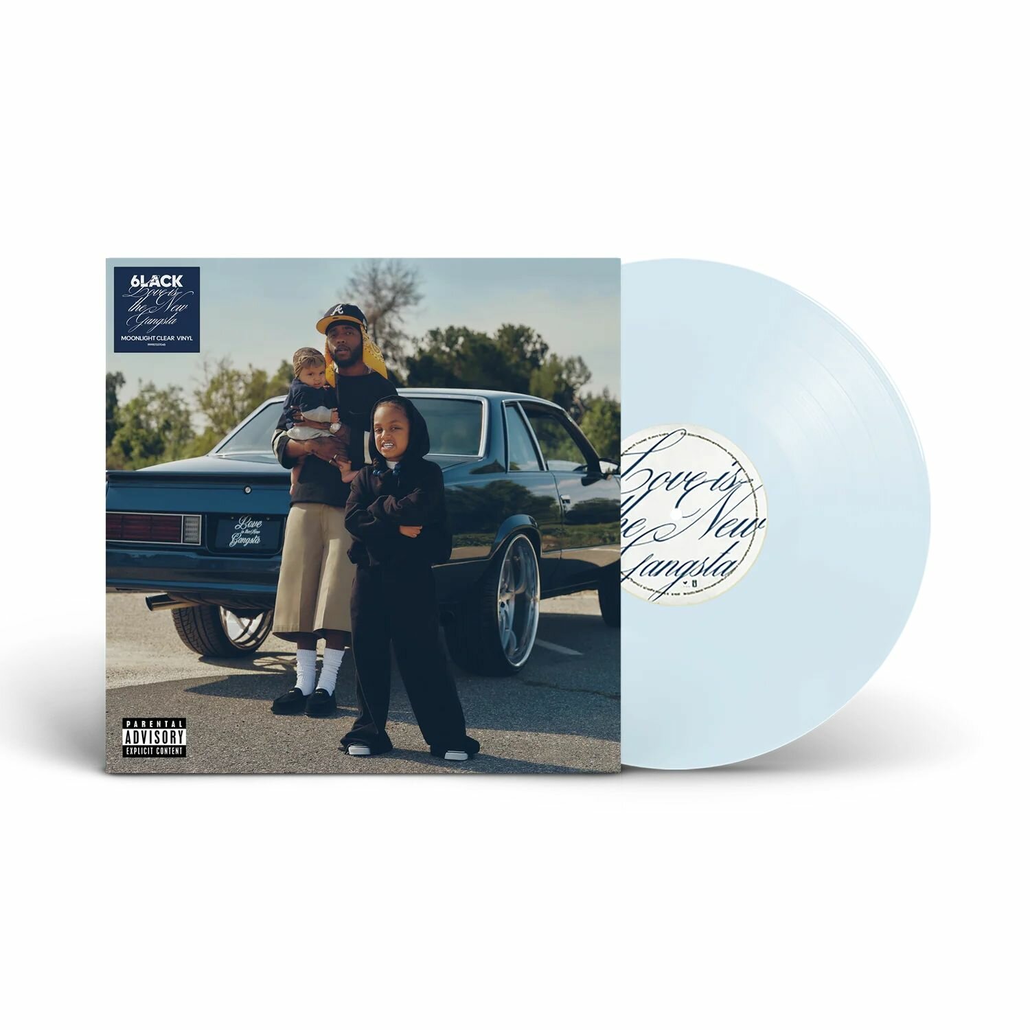 Виниловая пластинка 6lack - Love Is The New Gangsta /> Vinyl, LP, Album, Stereo, Moonlight Clear
