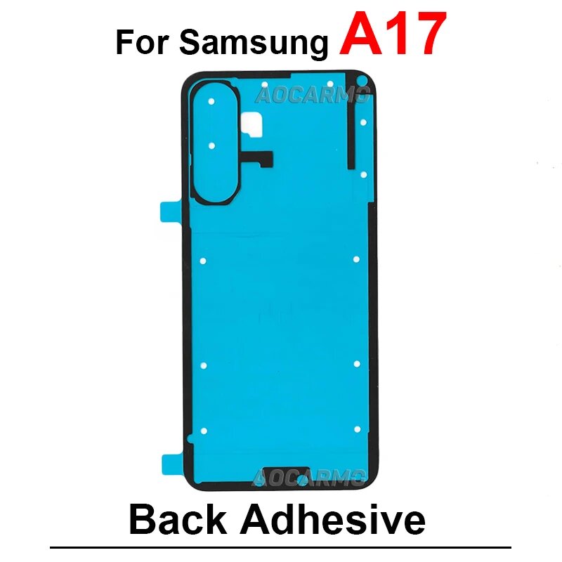 Клейкая лента-стикер для задней крышки Samsung Galaxy A05 A06 A15 A25 A16 A17 A26 A36 Голубой, A17