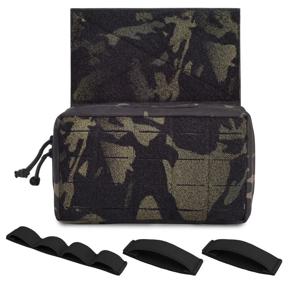Krydex Gear Сумка тактическая, черный+серый, нейлон, 10.79x8.89x10.79 см