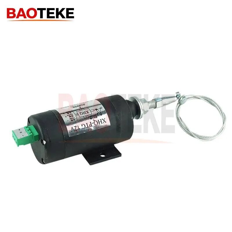 BAOTEKE XHQ-PTG Электромагнитный клапан остановки дизельного двигателя, устройство отключения питания, выключатель 12В
