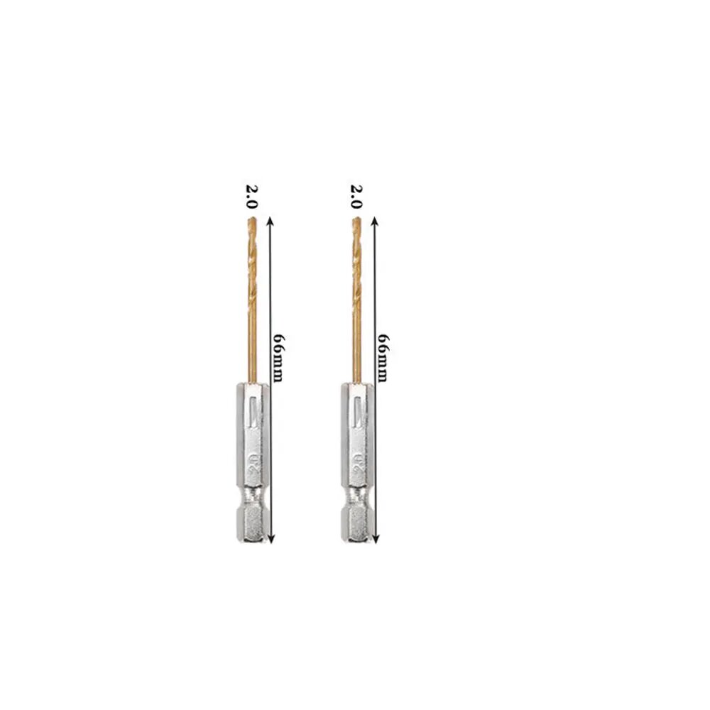 Сверла STONEGO 13 шт, 1,5-6,5 мм, титановое покрытие 2PCS ( 2MM )