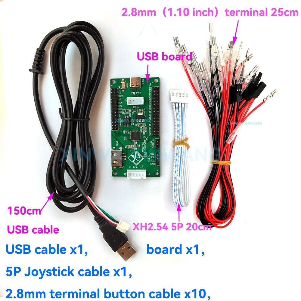 USB джойстик ZXL-PICO для Xbox One PS5 PS4 PC Switch Kit for SANWA