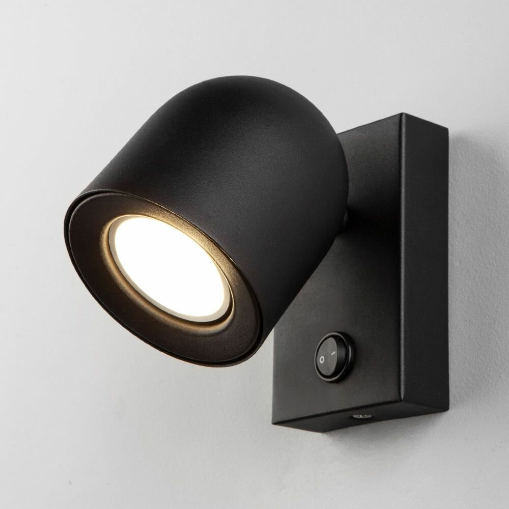Elektrostandard MRL 1009 / Светильник настенный Ogma GU10 SW чёрный Электростандард.