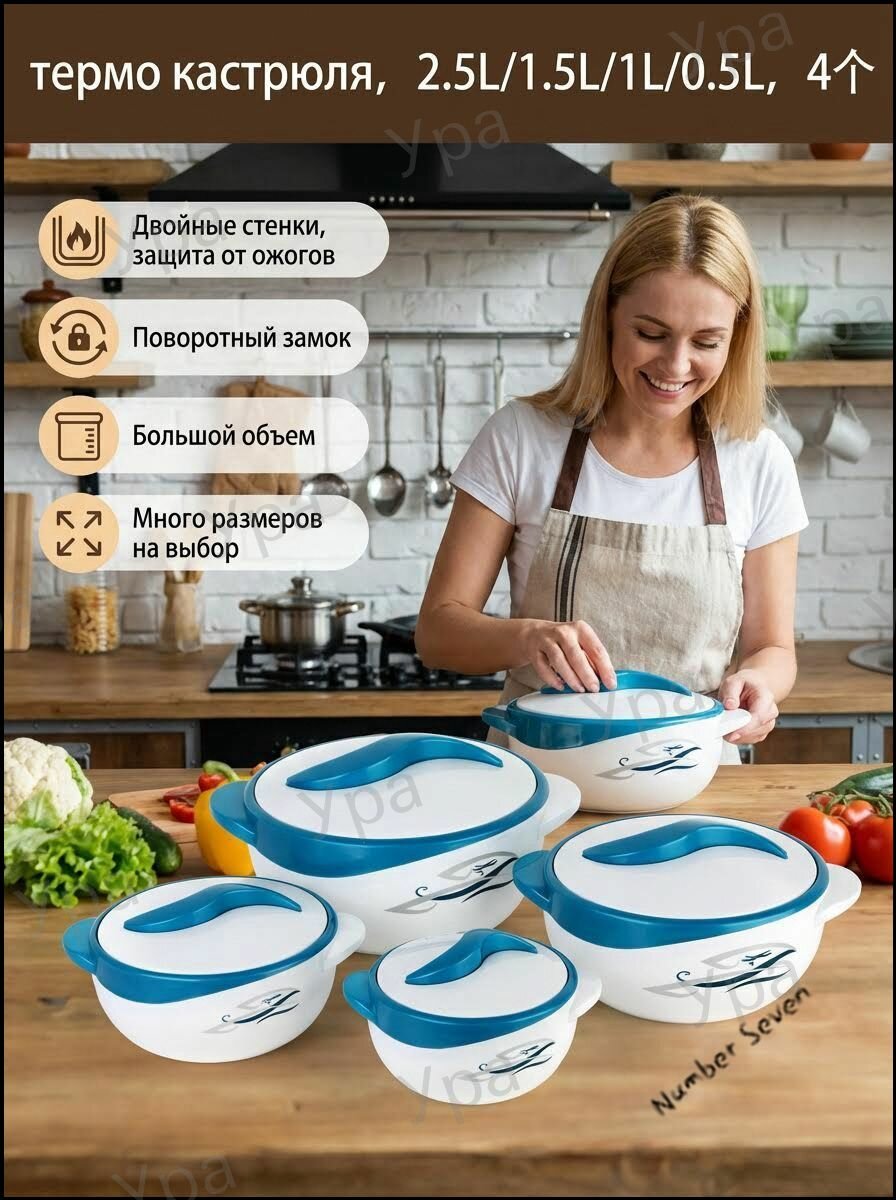 Термокастрюля 2,5 л л.