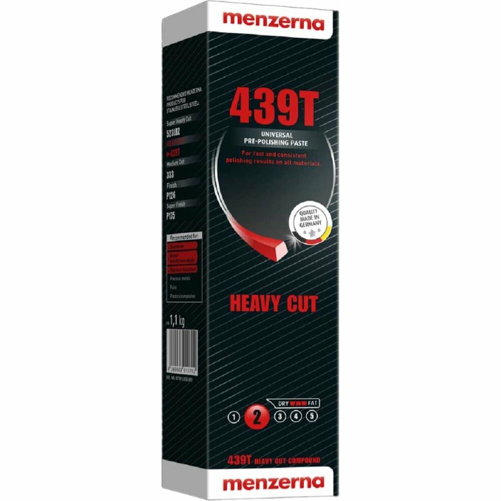 Паста полировальная твердая Menzerna Heavy Cut 439 T 1,1 кг, 07001.056.001