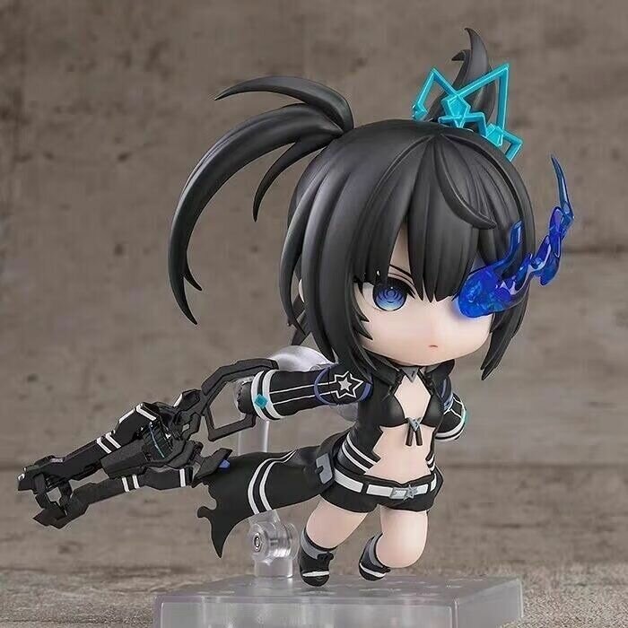 Фигурка Black Rock Shooter, коллекционная модель PVC, Q-версия, шарнирная, на подставке