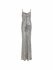 Платье Jenny Packham Foxx, размер 8, Silver
