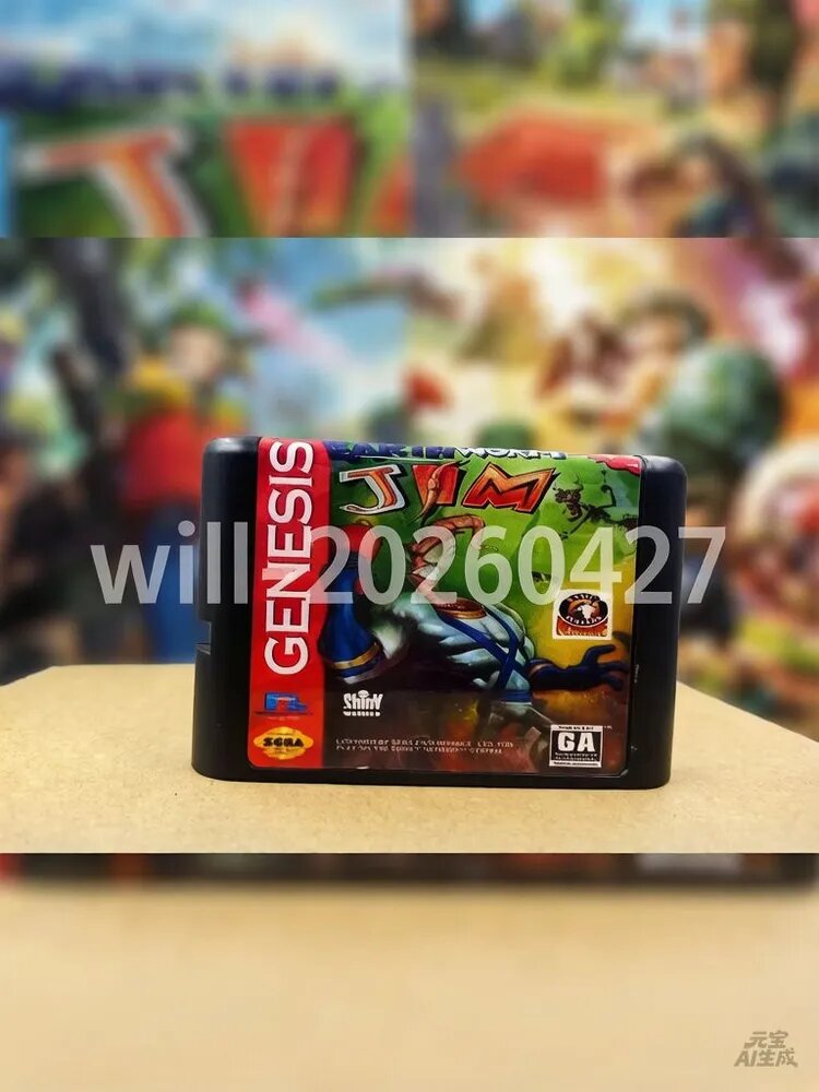 Картридж игровой Earthworm Jim (без коробки)