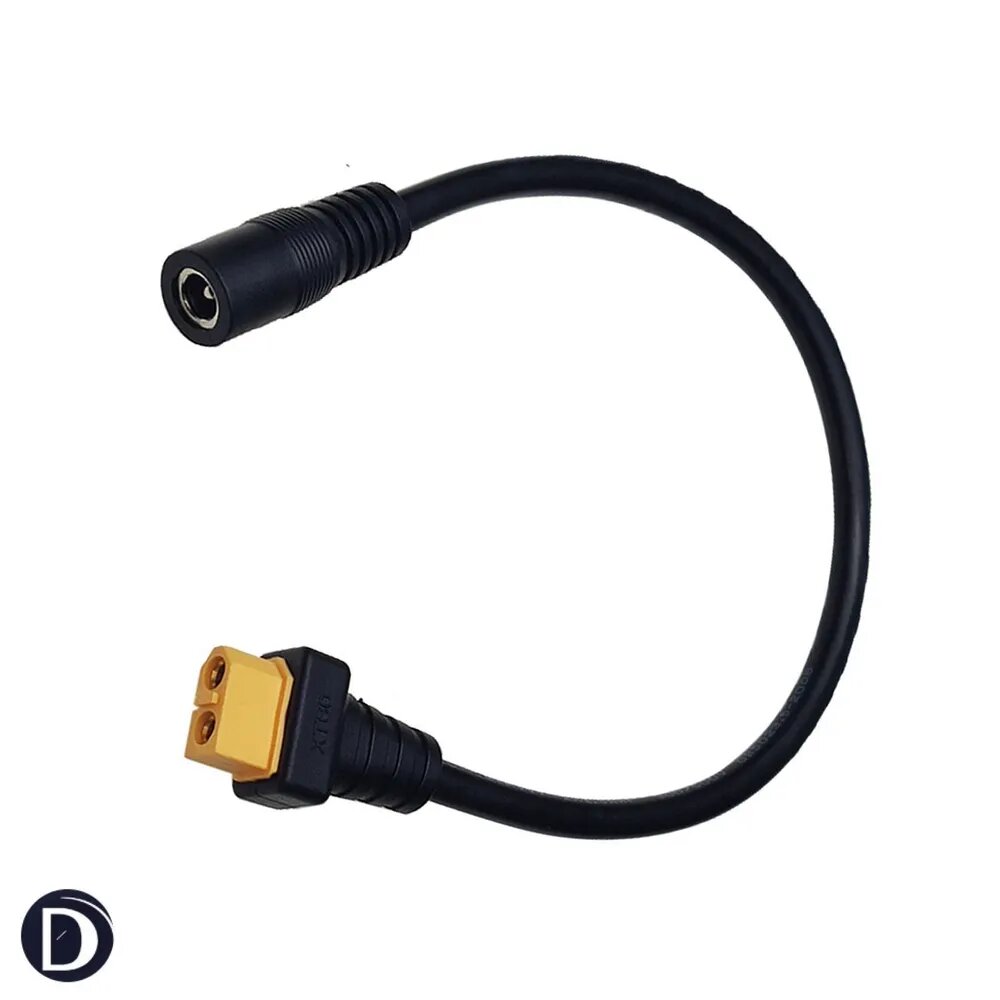 Кабель адаптера зарядки XT60 Female to DC5525 для портативных электростанций