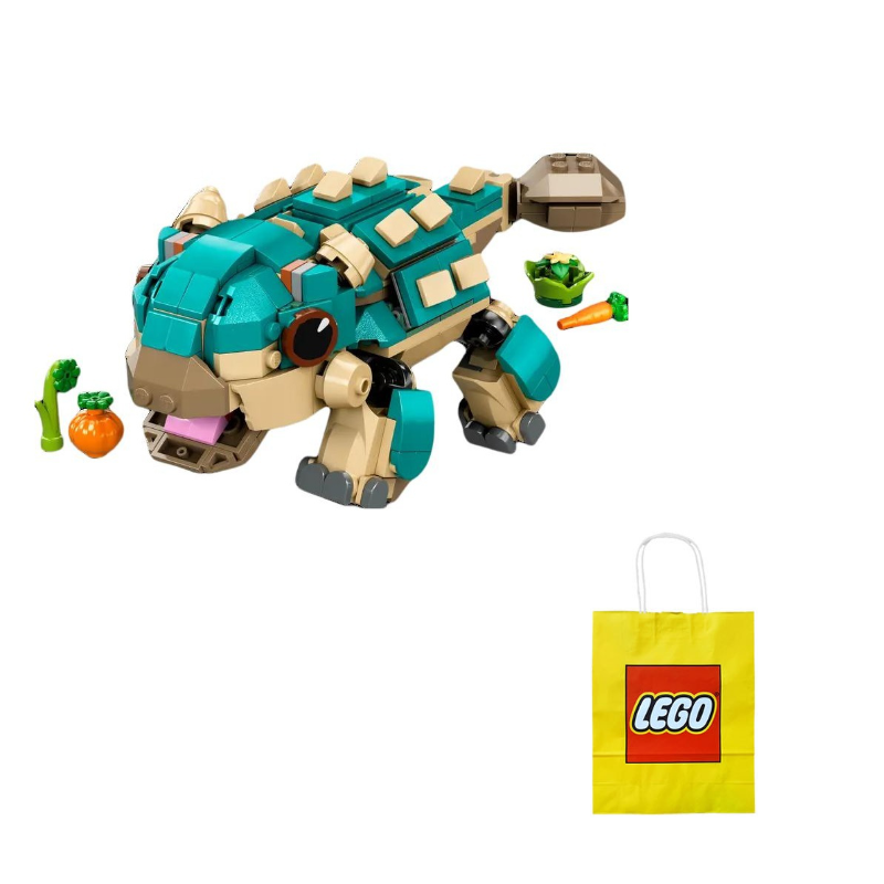 LEGO Сумка-пакет подарочная "Анкилозавр Драм", 358 деталей