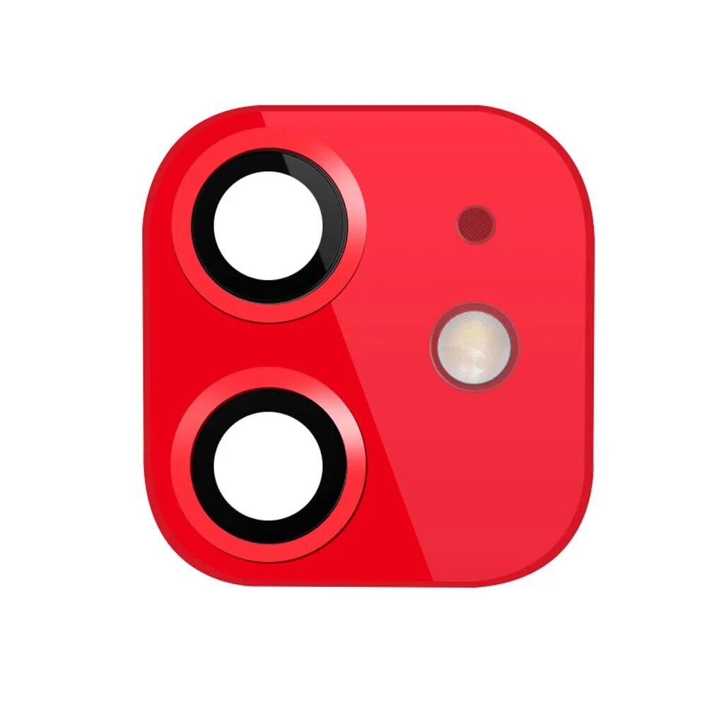 Красная накладка на камеру iPhone XR