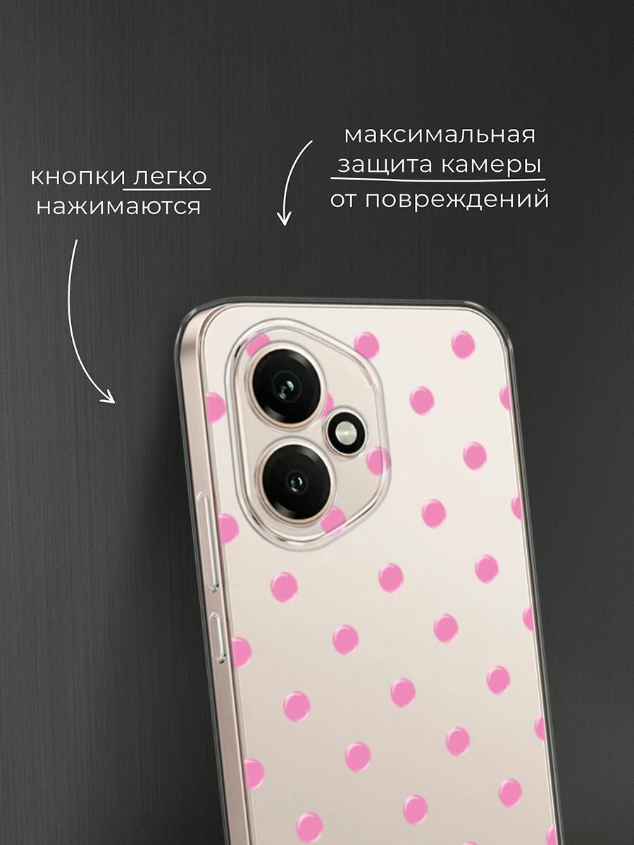 Силиконовый чехол на Honor 400 / Хонор 400 с принтом Узор из точек — фото 1