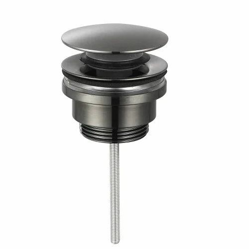 Донный клапан для раковины латунный AQUAme темный металл AQM7003GM
