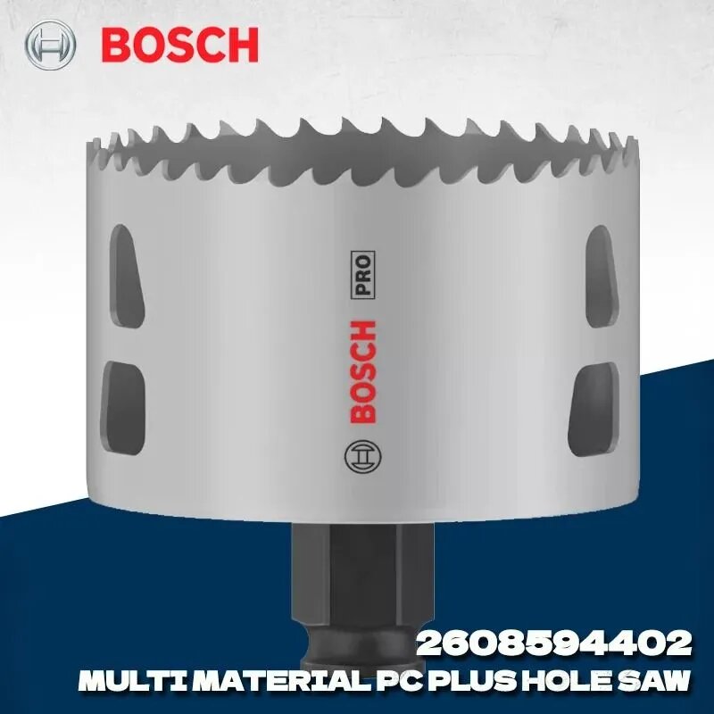BOSCH 2608594402 мульти материал плюс отверстие пила Коронка сверлильная 76mm