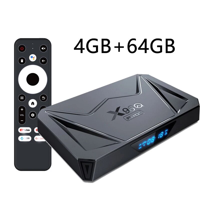 Ilebygo X96Q PRO+ Smart TV Box Android 14.0 4/64 ГБ