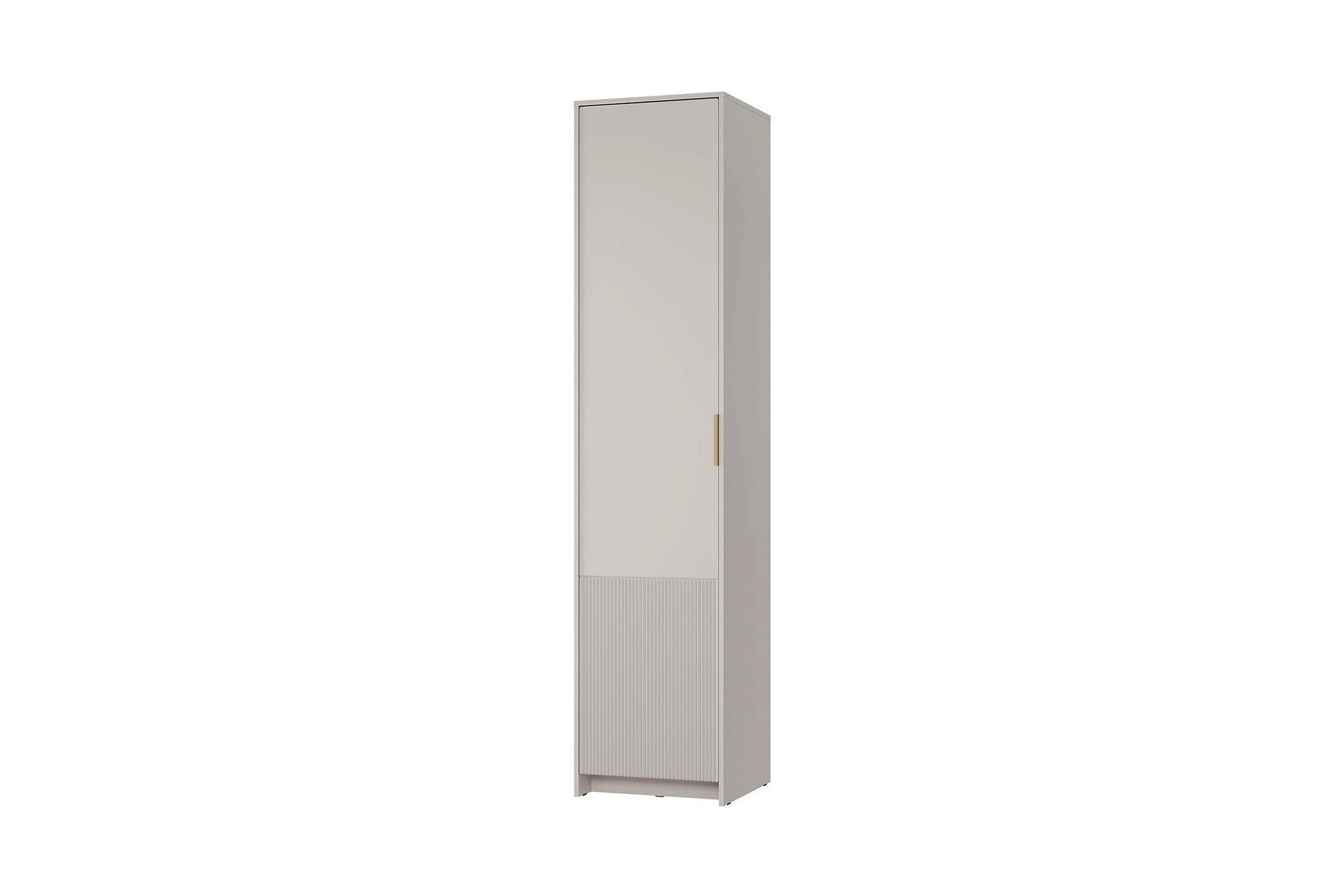 Шкаф-пенал Нонтон Пандора, 52x51x230 см, выдвижная штанга, кашемир / айриш