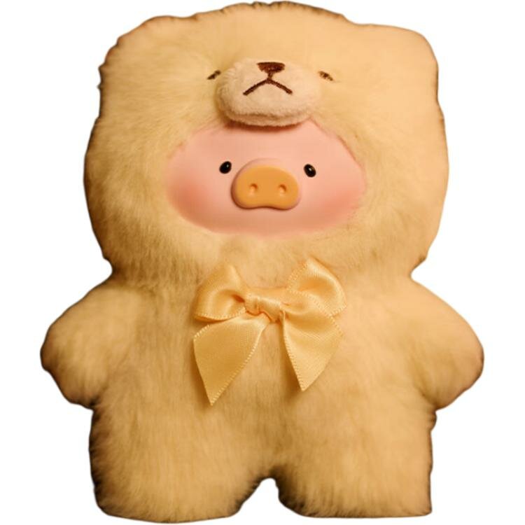 Виниловая плюшевая игрушка унисекс 52TOYS LuLu Pig, Confirmed Style - Happy Teddy (Unbox and Unbag)