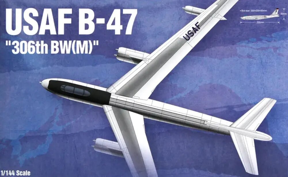 Academy 12618 1/144 USAF B-47 "306th BW(M)" bomber сборная модель самолета