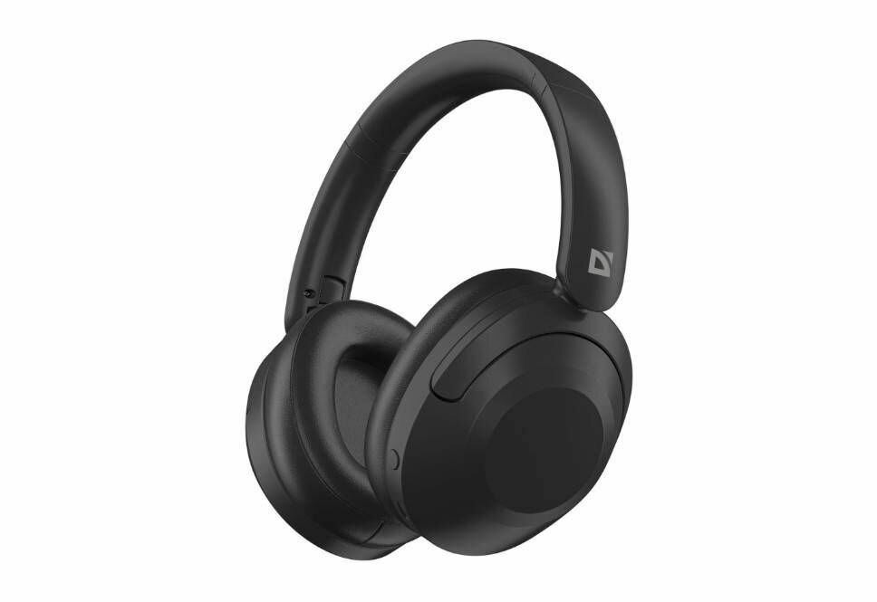 Наушники беспроводные, большие Bluetooth-гарнитура черного цвета, Defender FreeMotion B490 (63490)