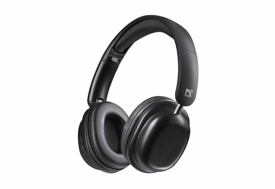 Наушники беспроводные, большие Bluetooth-гарнитура черного цвета, Defender FreeMotion B640 (63640)