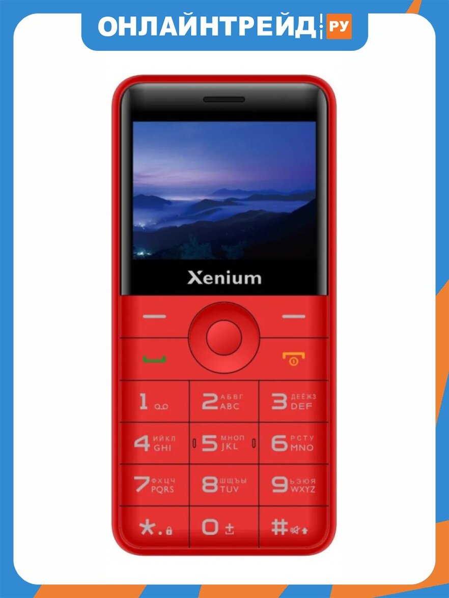 Мобильный телефон Xenium X700 Красный