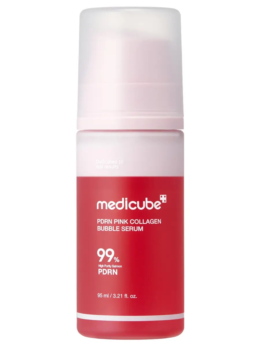 Medicube Пузырьковая сыворотка с пдрн и коллагеном PDRN Pink Collagen Bubble Serum 95 мл