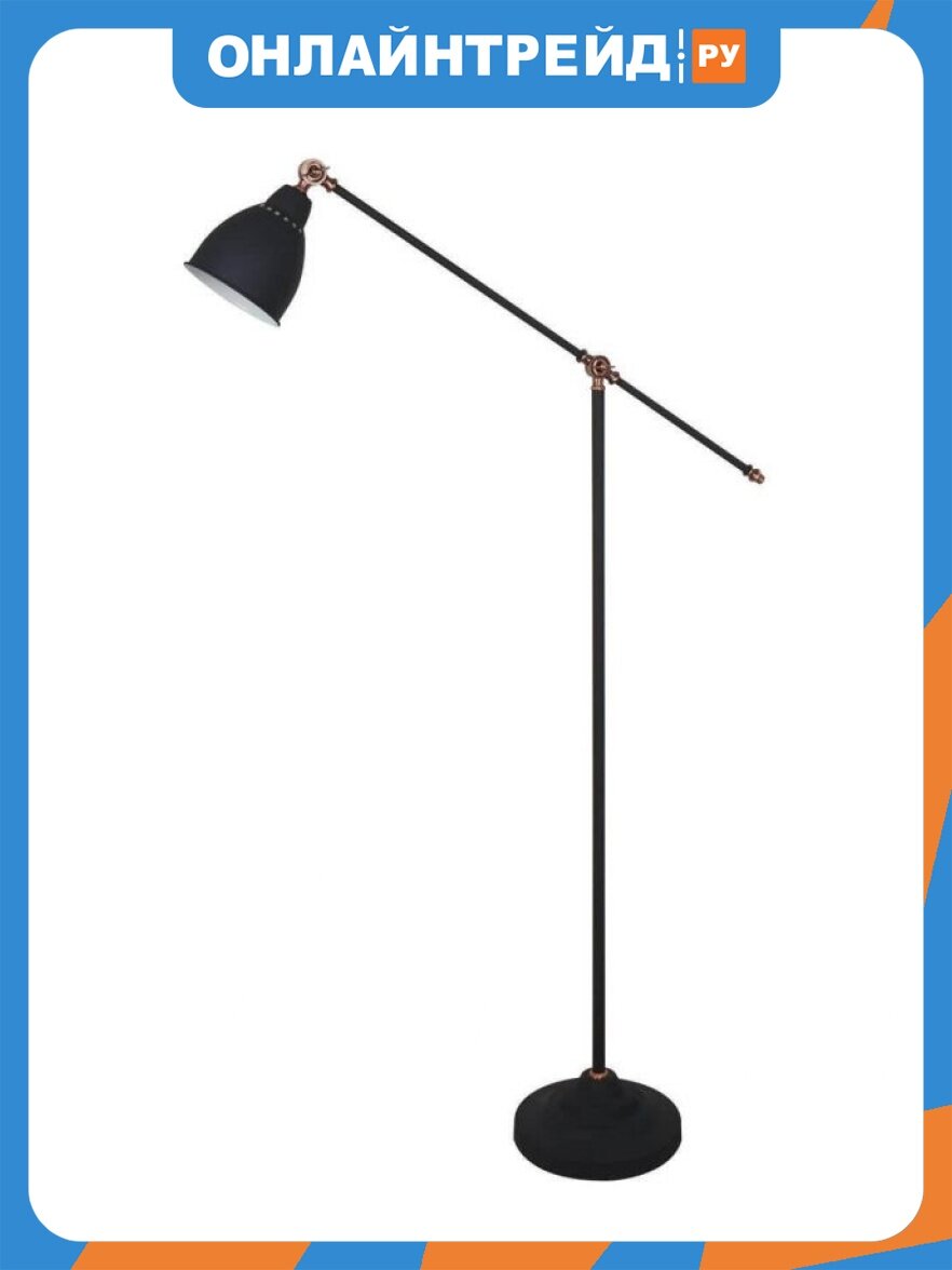 Торшер Arte Lamp Braccio A2054PN-1BK.
