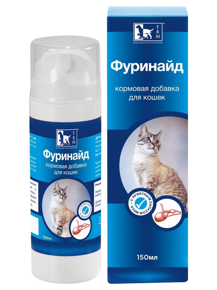 Препарат Trm Фуринайд для лечения мочеполовой системы кошек, 150 мл