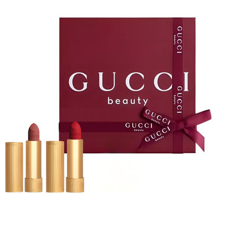 Помада для губ женская GUCCI Pleuche Golden Tube, матовая, 3.5 г