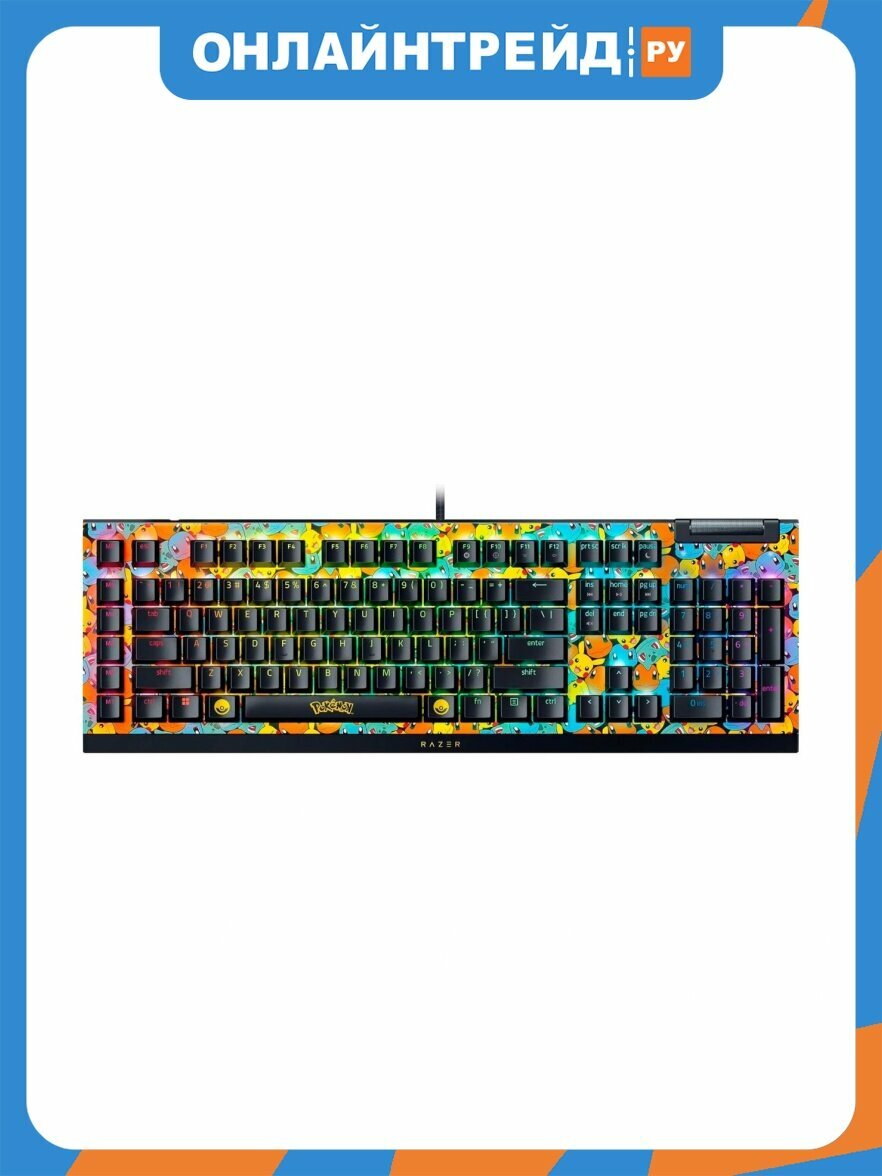 Клавиатура Razer BlackWidow V4 X, рисунок (RZ03-04704200-R3M1)