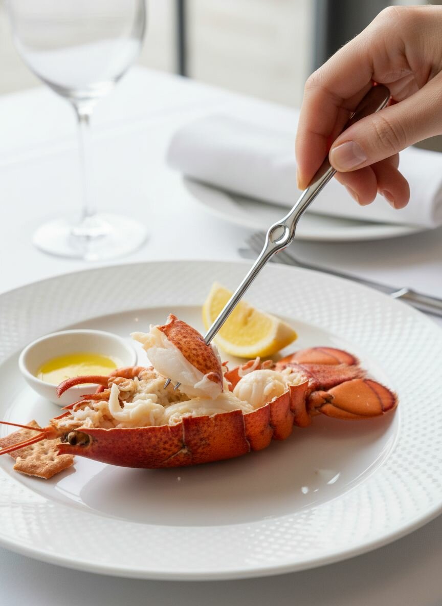 Вилка для морепродуктов 18,5 см