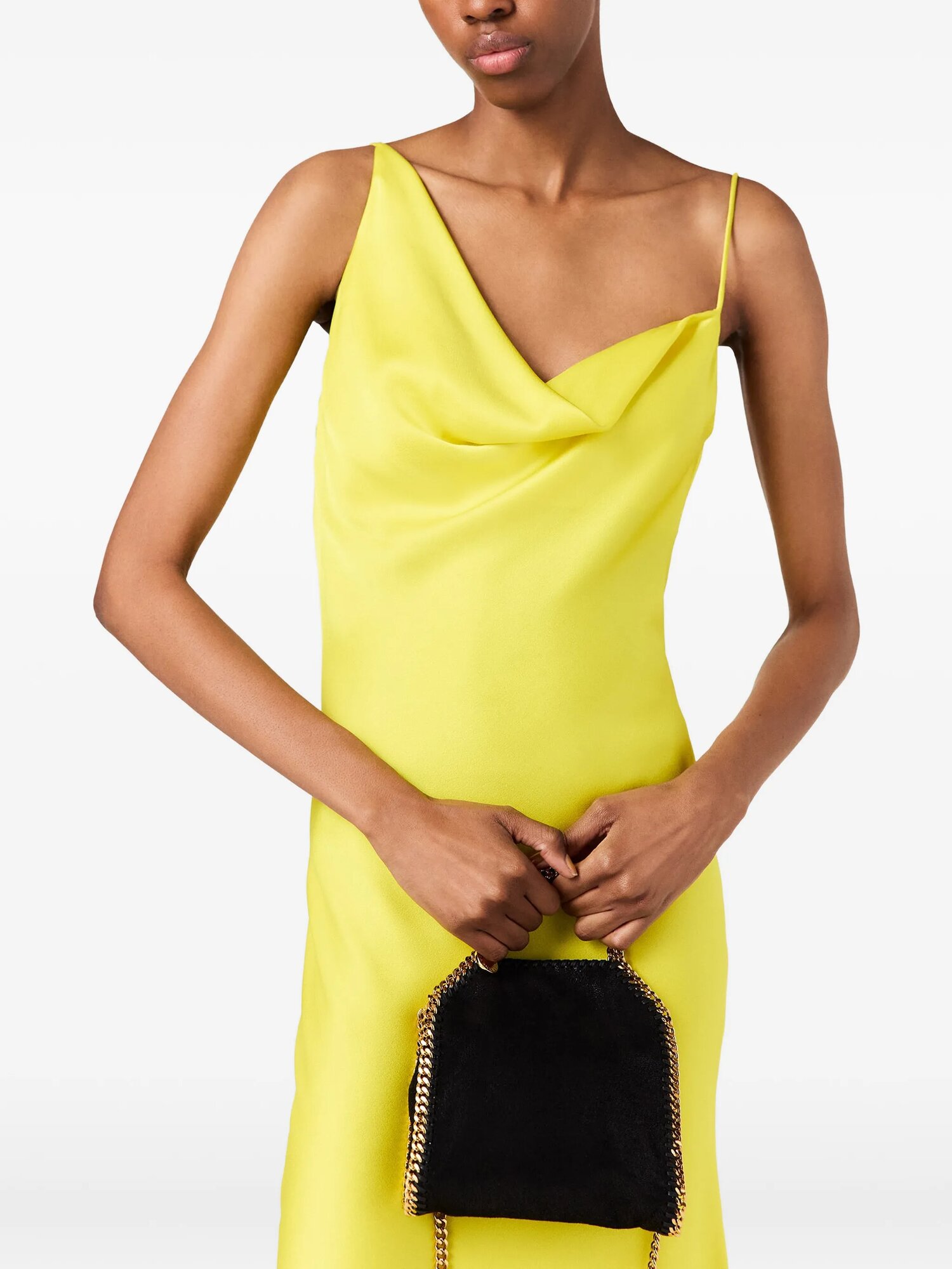 Платье Stella McCartney Cowl-neck backless dress, размер 38 — фото 1
