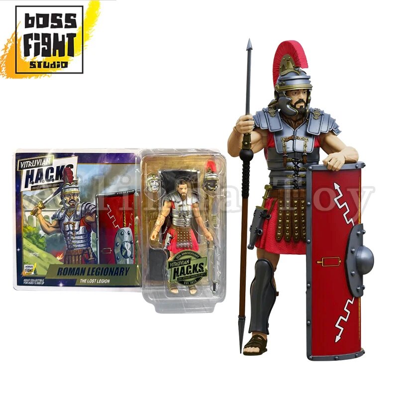 Фигурка BFS 1/18 3,75 дюйма Vitruvian H.A.C.K.S. 10-летие Римский легионер Афина Медуза Аниме-игрушка