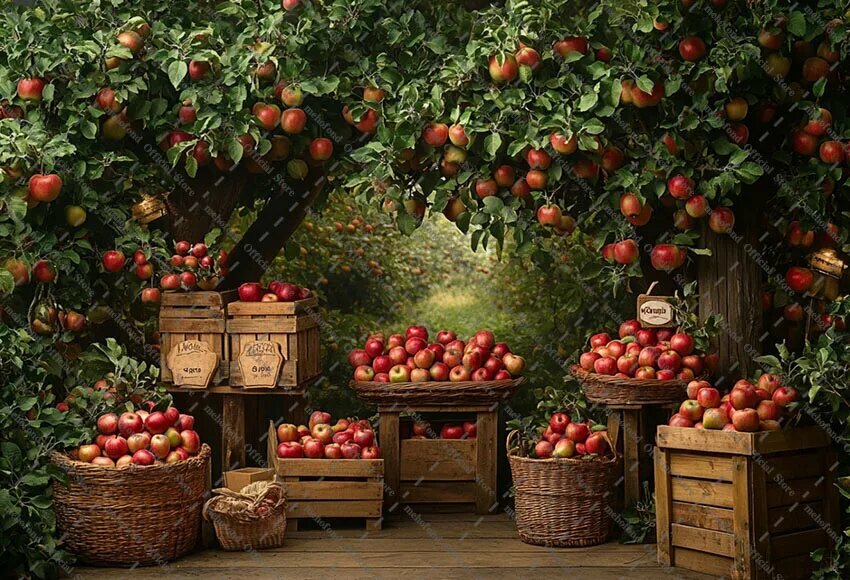Фотофон Mehofond Весенняя пасхальная ферма Cotton-150x100cm, 1