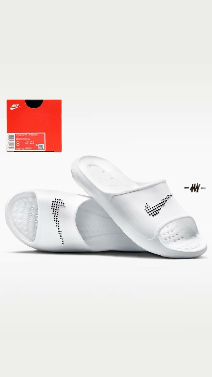 Сланцы VICTORI ONE SHOWER SLIDE Polka Swoosh White