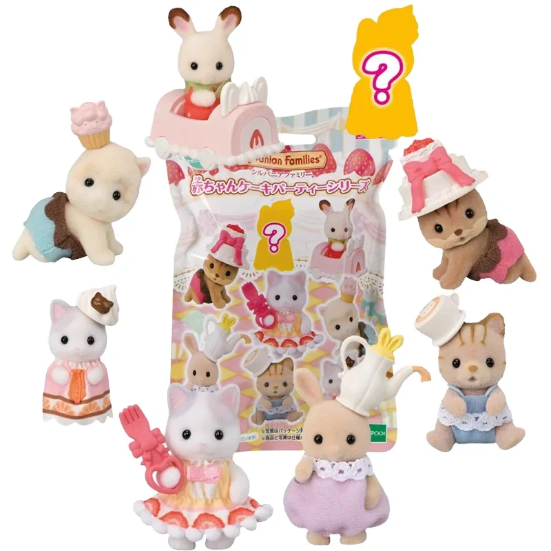 Игрушечный набор Sylvanian Families Праздник Десерта с фигурками-сюрпризами, 1 шт.